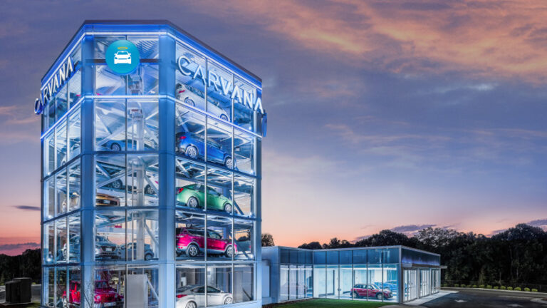 Carvana builds largest car vending machine near Phoenix headquarters ...