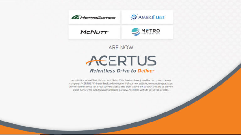 MetroGistics rebrands to ACERTUS | Auto Remarketing