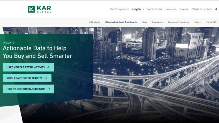 KAR launches new dashboard with insights into retail, wholesale used ...