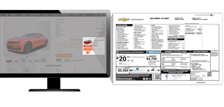 Rapid Recon rolls out OEM MSRP window stickers | Auto Remarketing