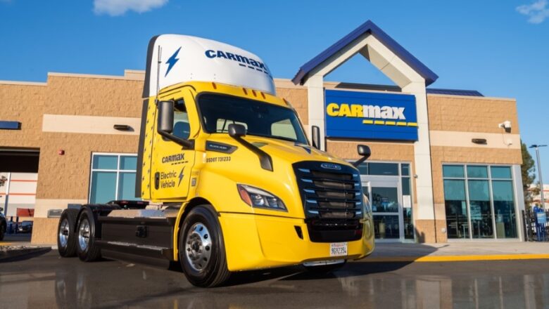 CarMax continues its green journey with first all-electric hauler truck ...