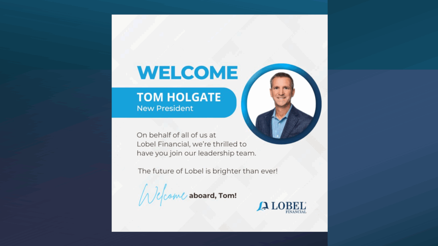 Lobel Financial hires Holgate as president | Auto Remarketing